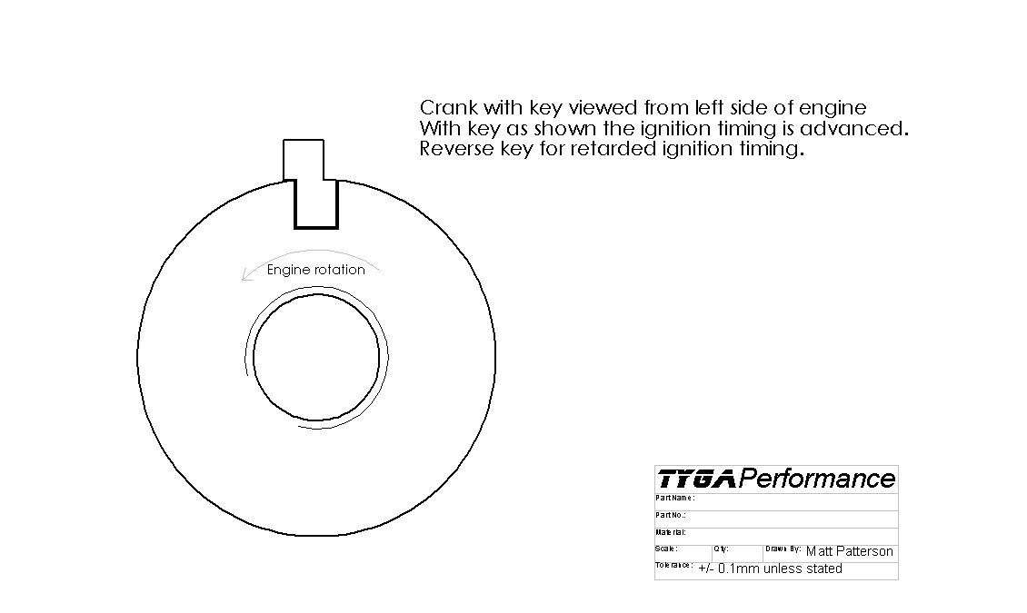 Woodruff Key, Offset, 1 Degree, NSR250 - Jap4 UK Ltd